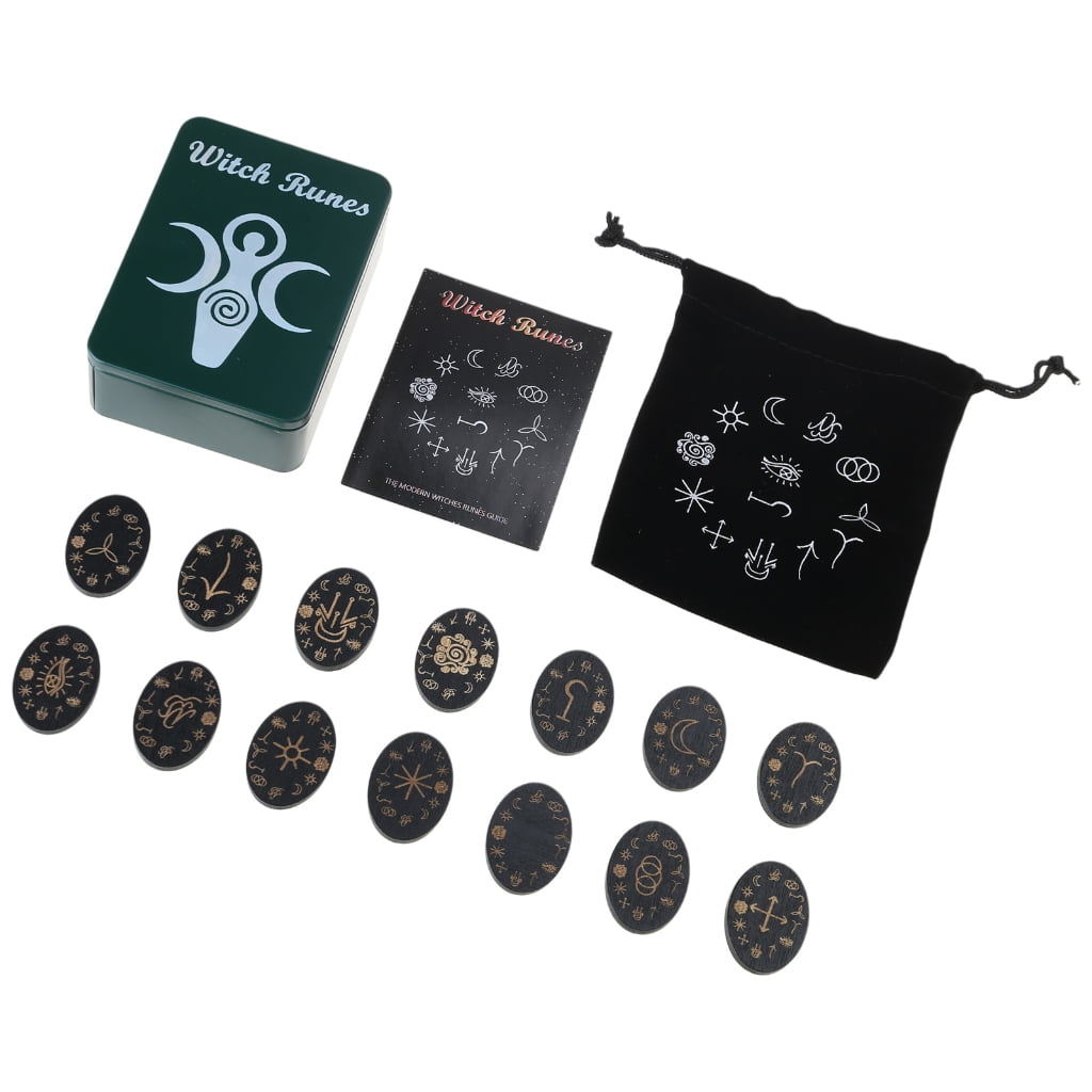 Ywmsfl Handmade Wood Rune Divinations Game Props Board Game Family ...