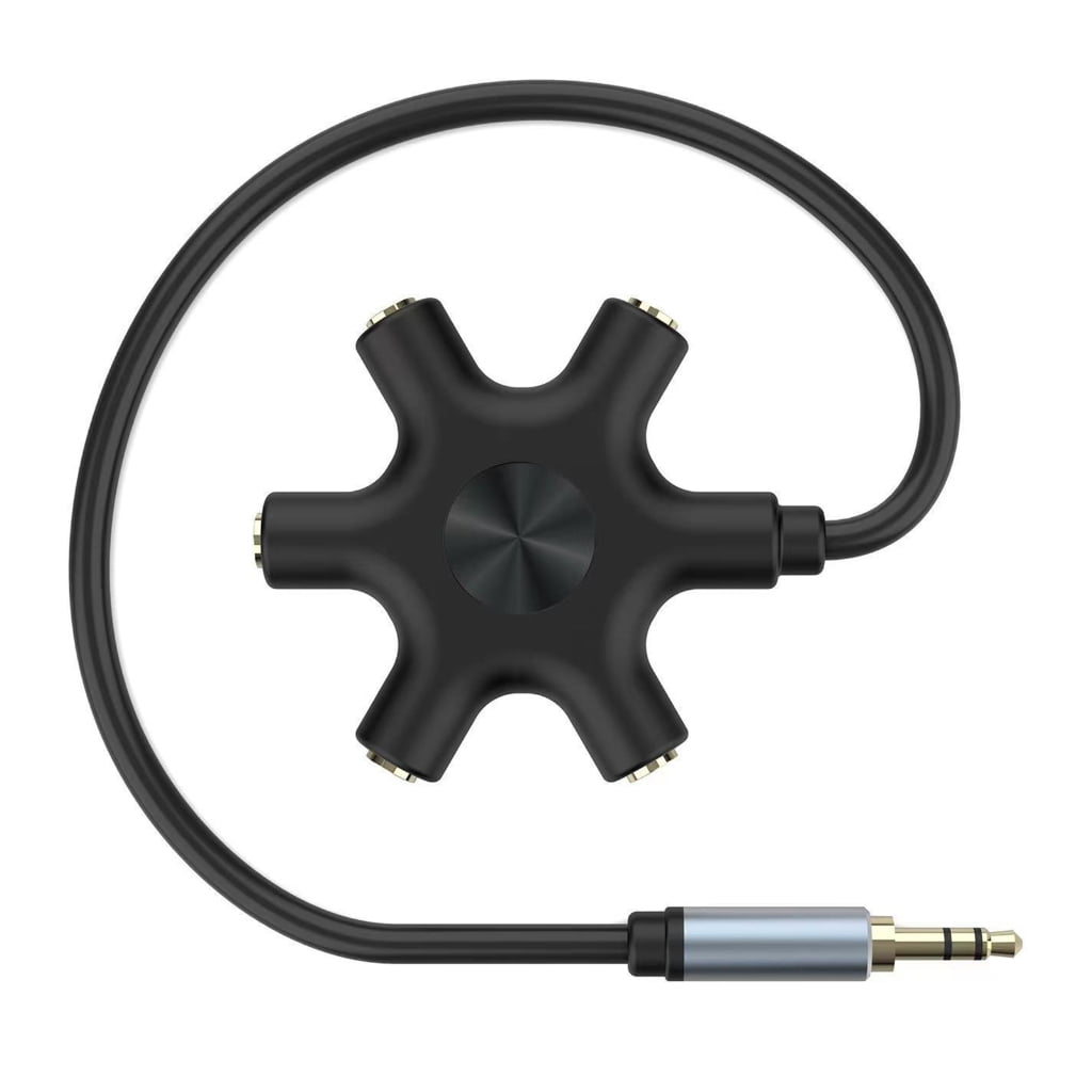 Ywmsfl Headsets Adapter Microphones Headphone Splitter 3.5mm Male to 3 ...