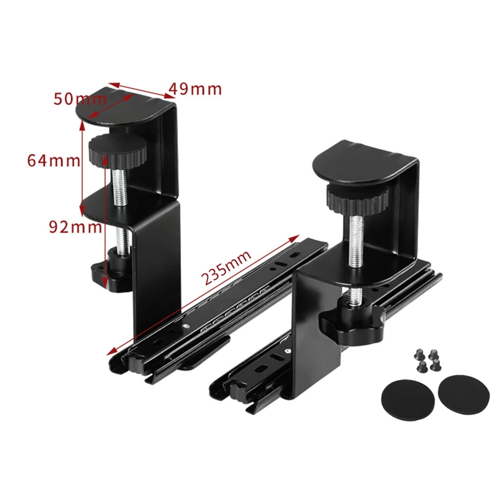 Ywmsfl Industrial Grade Folding/Sliding Bracket Computer Desk Extension ...
