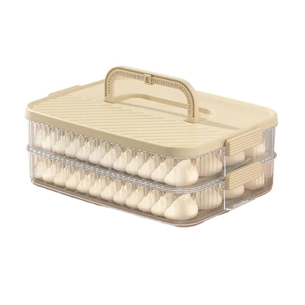 Ywmsfl Innovative Stackable Dessert Storage Container With Clear ...