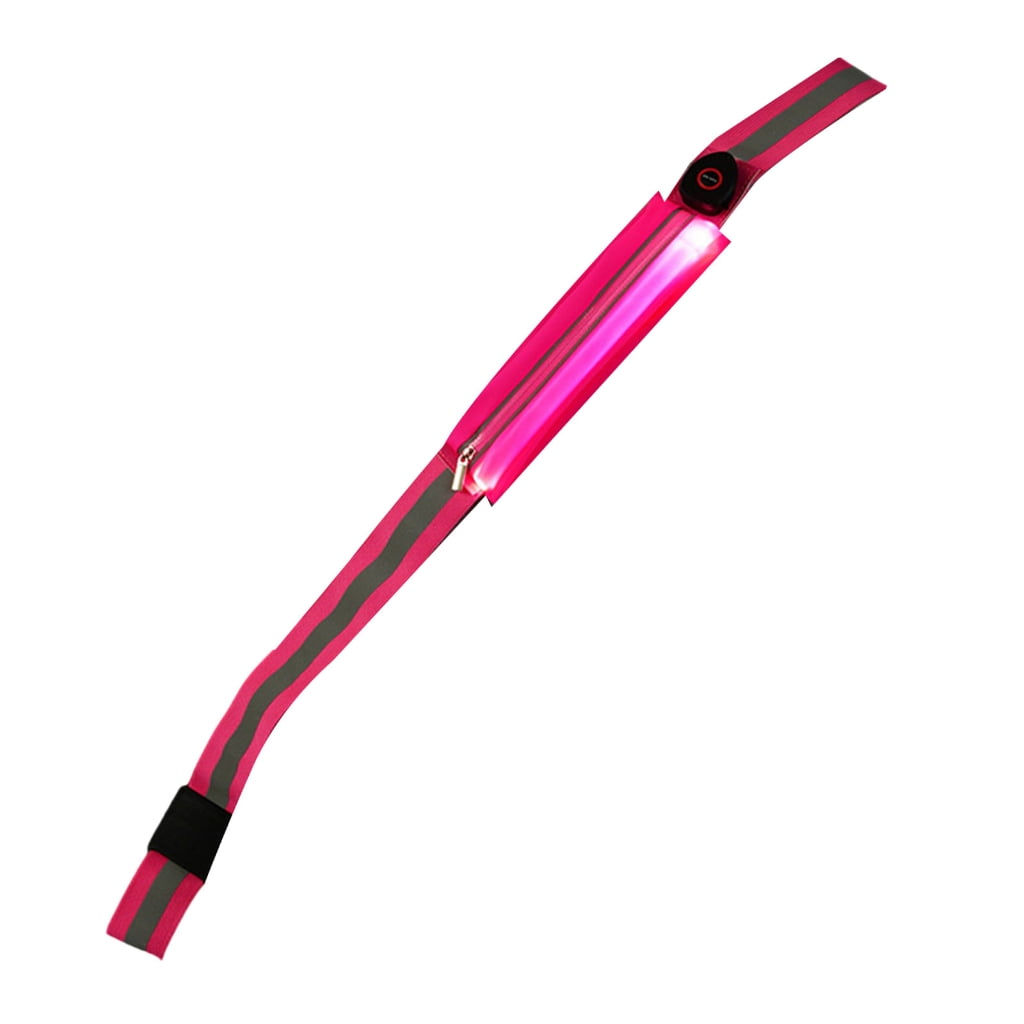 Ywmsfl LED Reflective Belt Sash for Jogging Running Cycling Walking ...