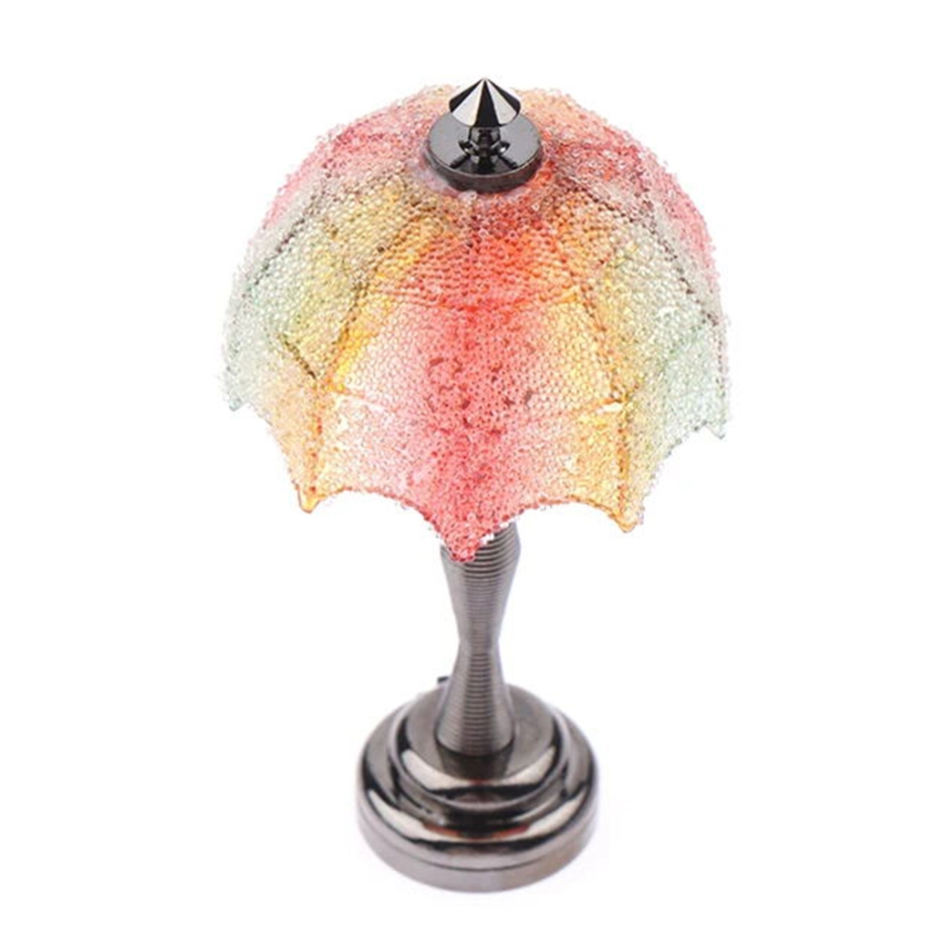 Ywmsfl Lampshade Bedroom Table Lamp Miniature Furniture Model Dolls ...