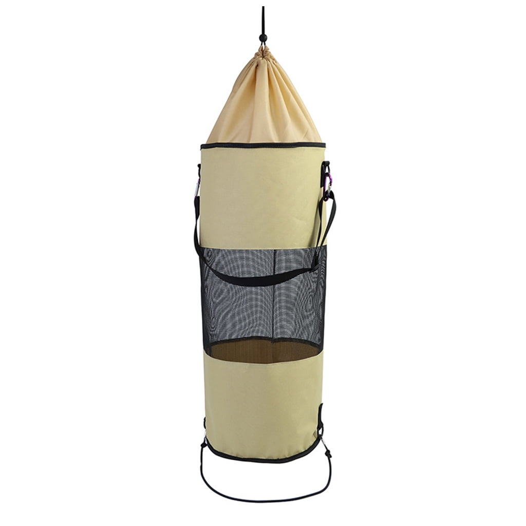 Ywmsfl Mesh Trash Bag Recycles Portable Outdoor Garbage Bags for Boat ...