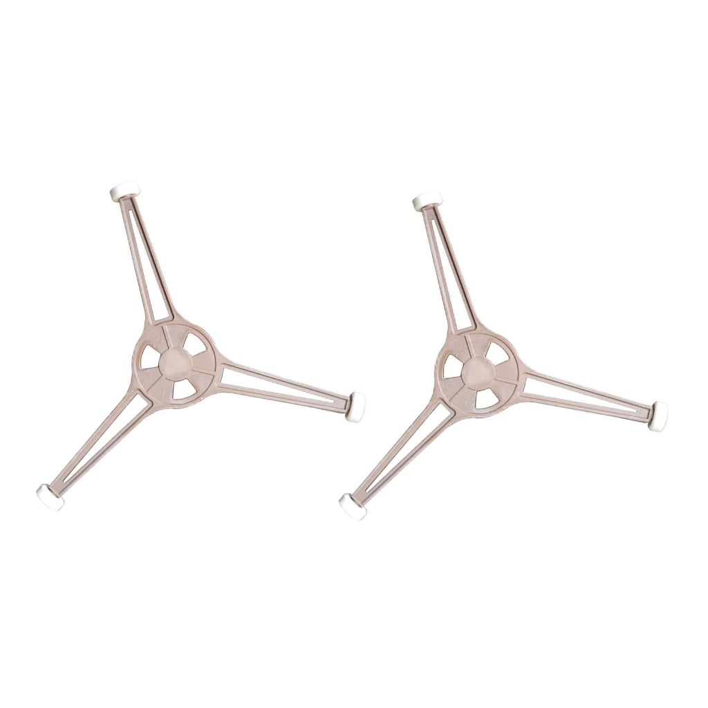 Ywmsfl Microwave Glass Plate Tray Holder Triple Arm Rotating Rings ...