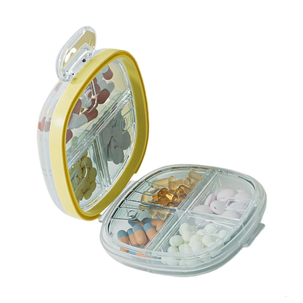 Ywmsfl Moistureproof Daily Pills Case With Individual Sections Storage ...