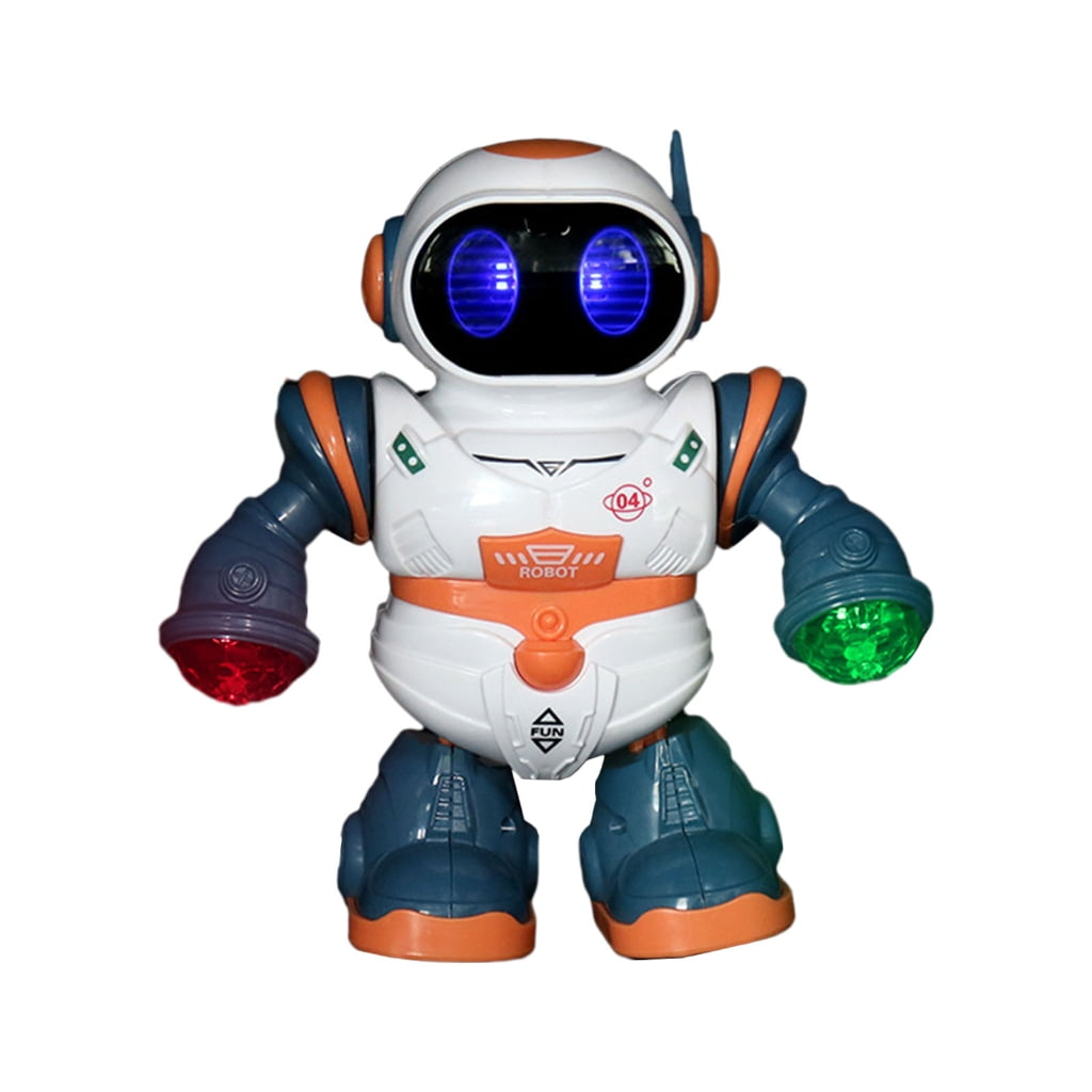 Ywmsfl Musical Dancer Toy Robot with Cool Lighting Music Transformable ...