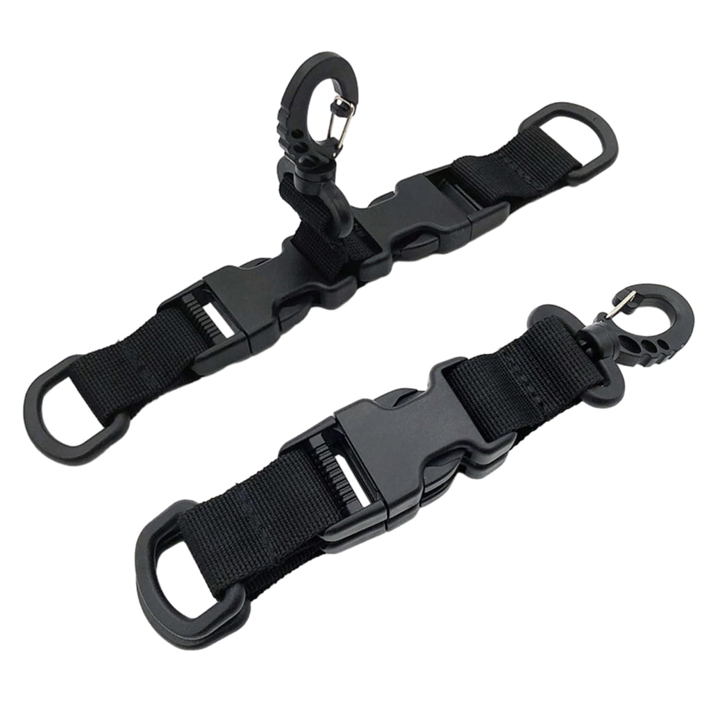 Ywmsfl Nylon Webbing Quick Release Backpack Keychain Carabiner Hook ...