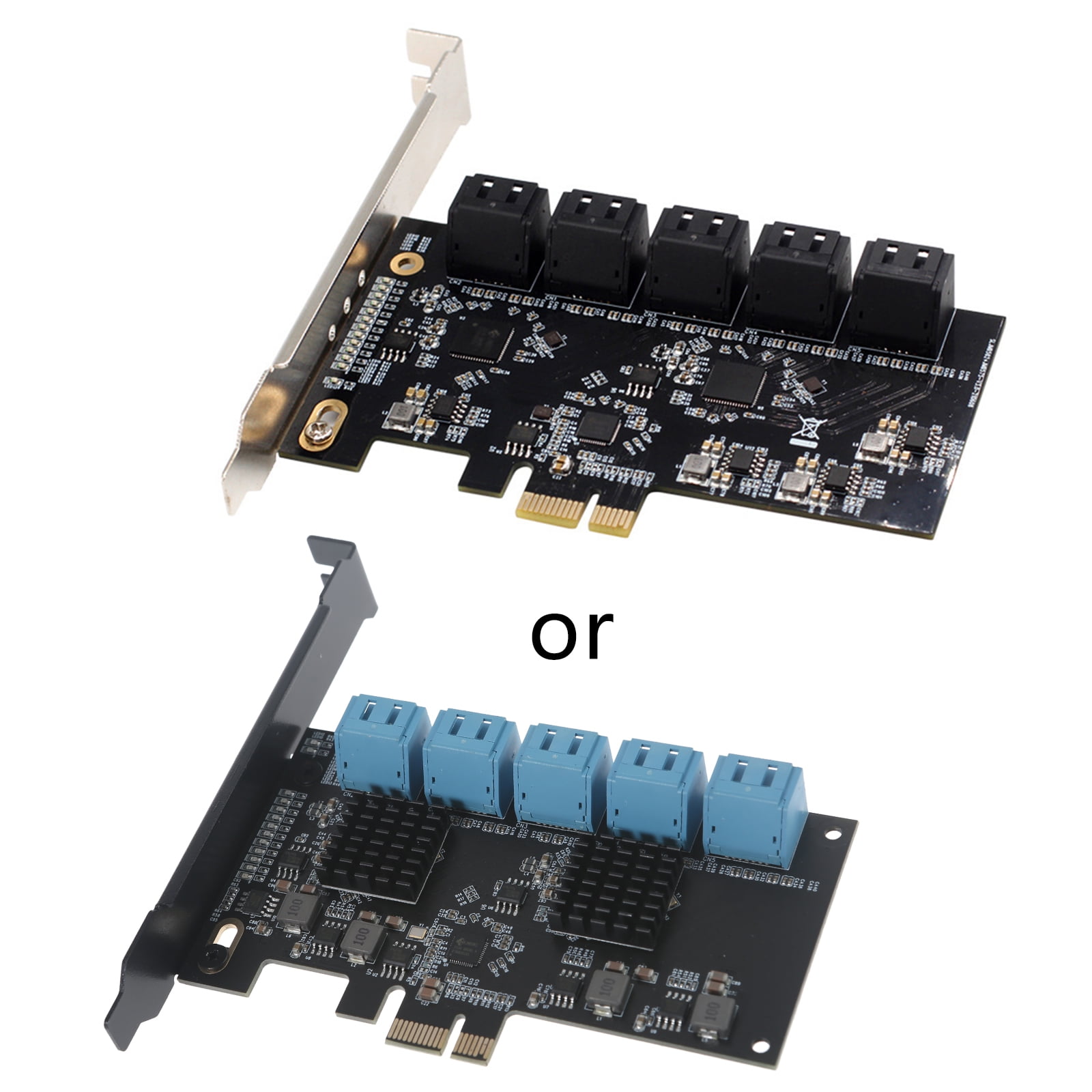 Ywmsfl PCIe Card 10 Port Controller Expansion Card with Low Profile ...