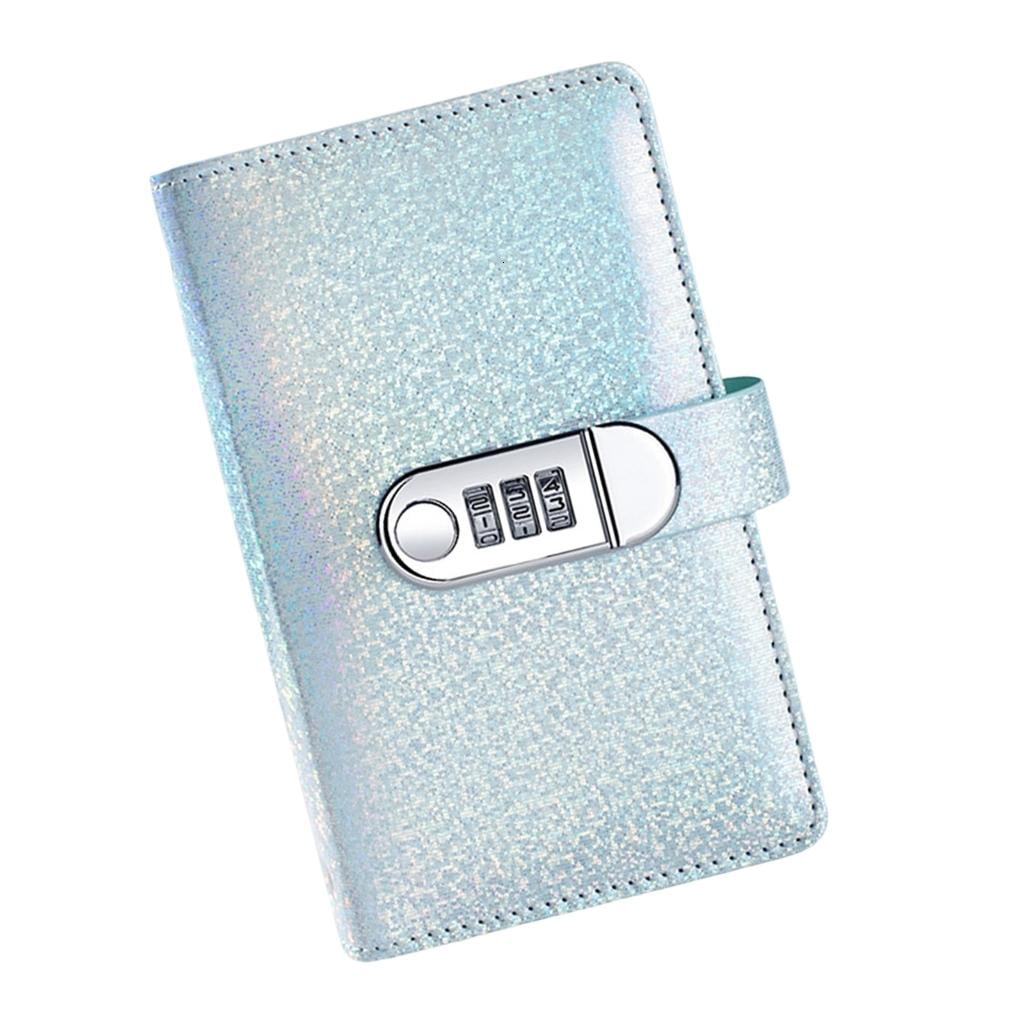 Ywmsfl Password Lock Money Organiser Book with 50 Clear Pockets for ...