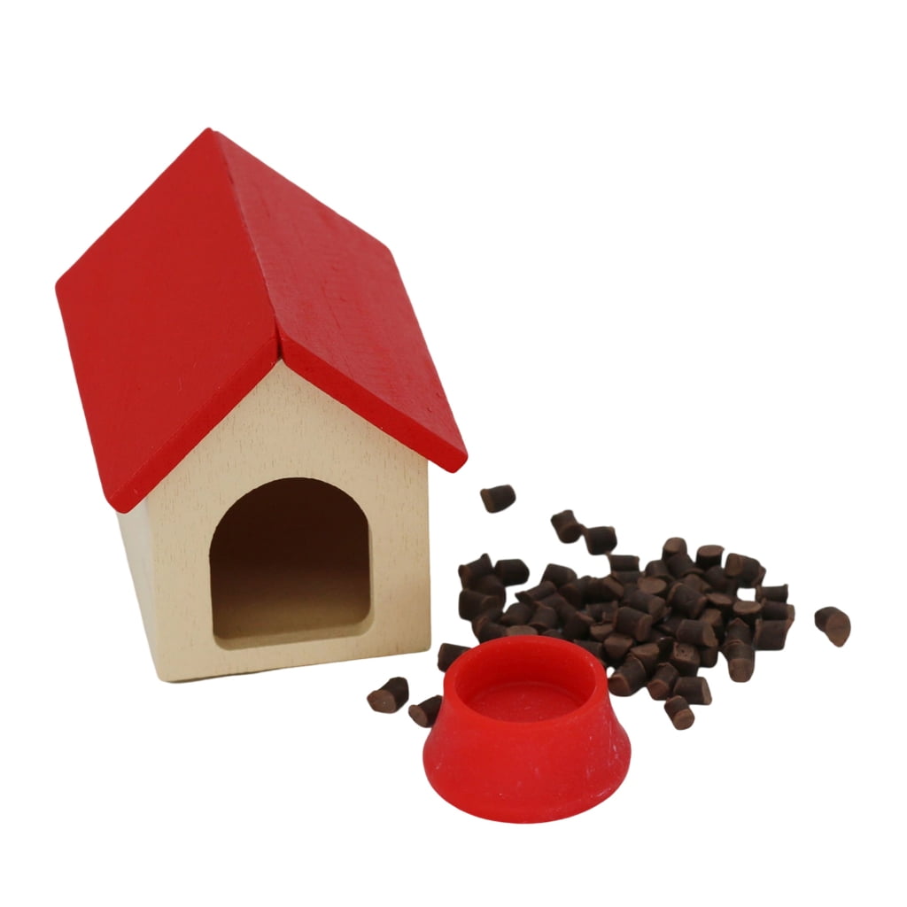Ywmsfl Pet House Dog Food Model Dollhouses Decorations Pretend Playset ...