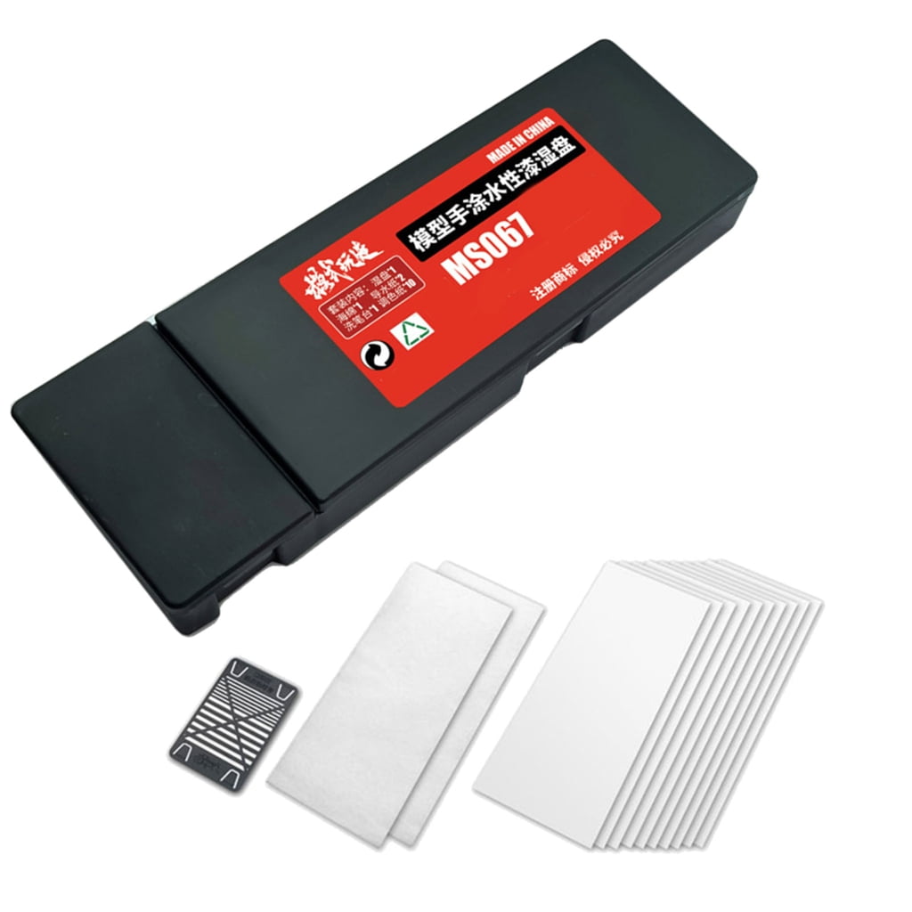 Ywmsfl Portable Wet Palettes Pigment Moisturizing Tray Model Coloring ...