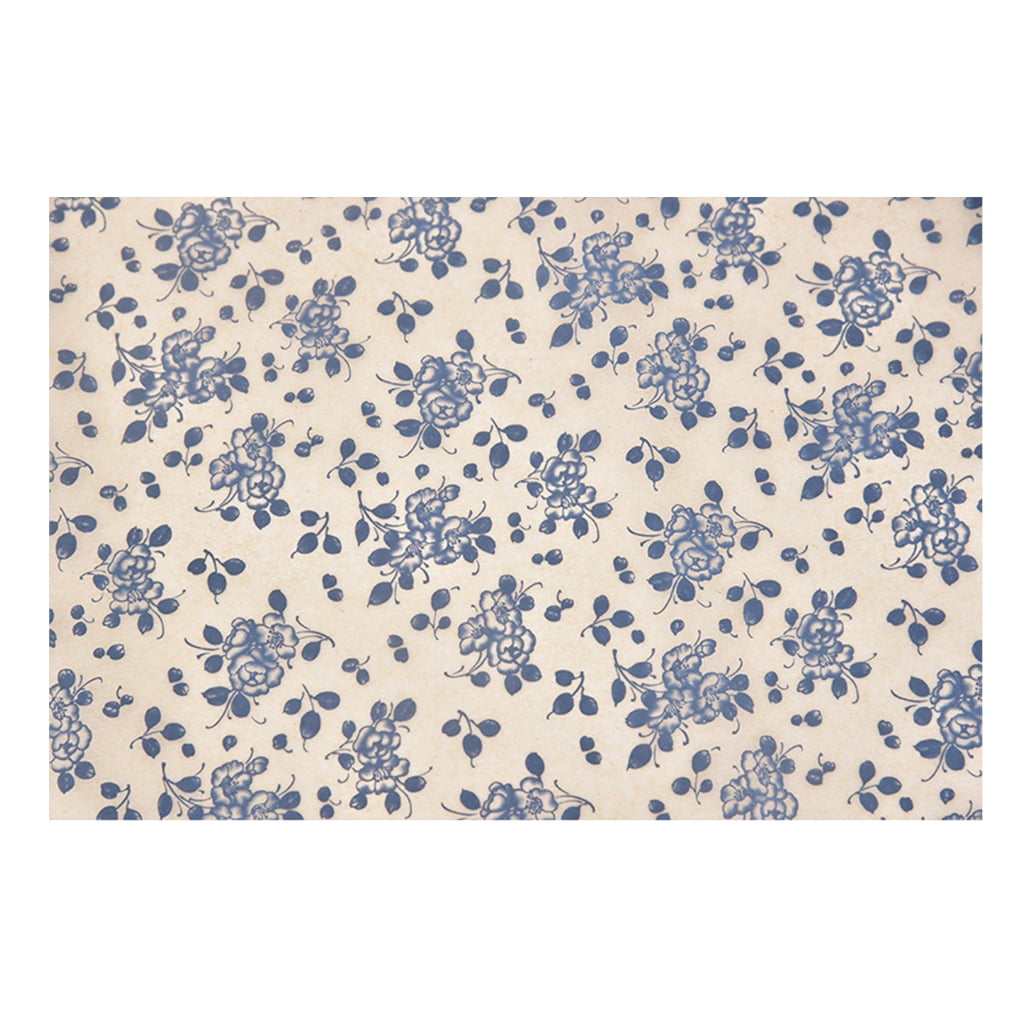 Ywmsfl Pottery Ceramics Clay Transfer Paper Flower Pattern Decorative ...