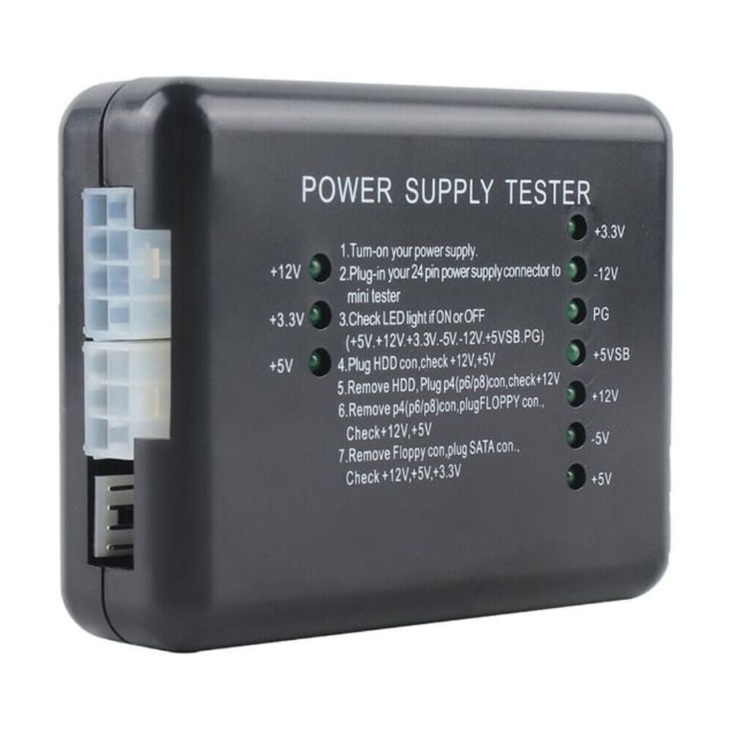 Ywmsfl Power Supply Testing Device Power Diagnostic Tool 12V 5V 3.3V ...