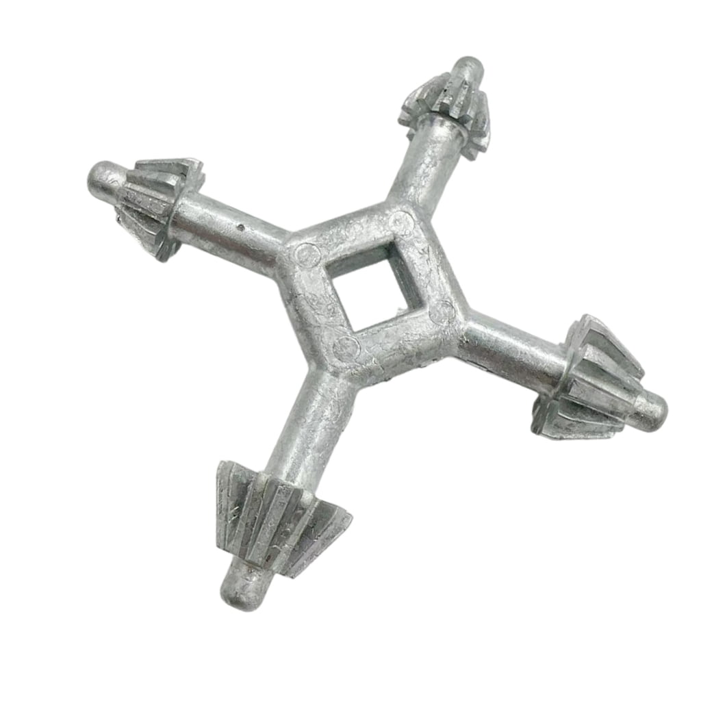 Ywmsfl Practical Four Head Key Tool Wrench Drill Chucks Key 4 Way Drill ...