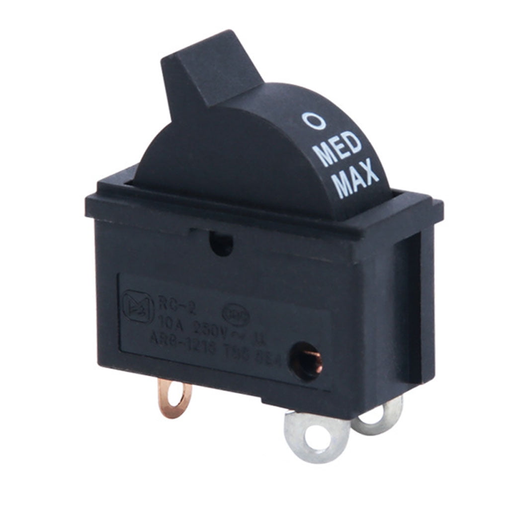 Ywmsfl Push Button Rocker Hull Shape 3 Pin 3 Position Switches ...