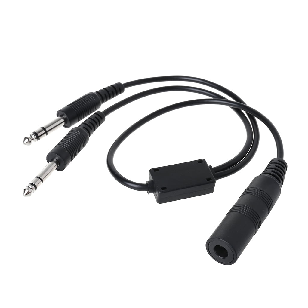 Ywmsfl Replacement Helicopter to General Aviation Headset Adapter Cable ...