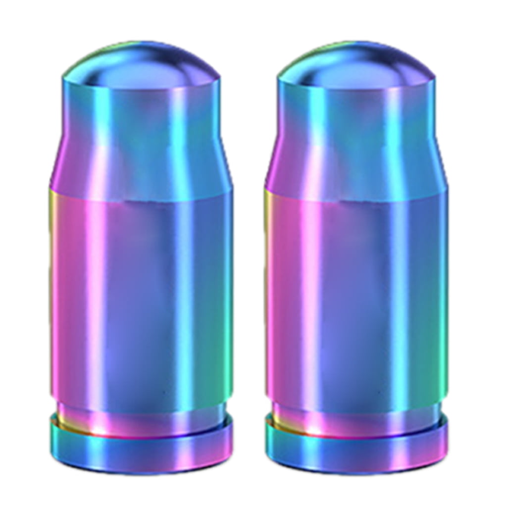 Ywmsfl Road Bike Tires Valves Stem Caps Titaniums Alloys Tires Valves Stem Cover Universals Bike ...