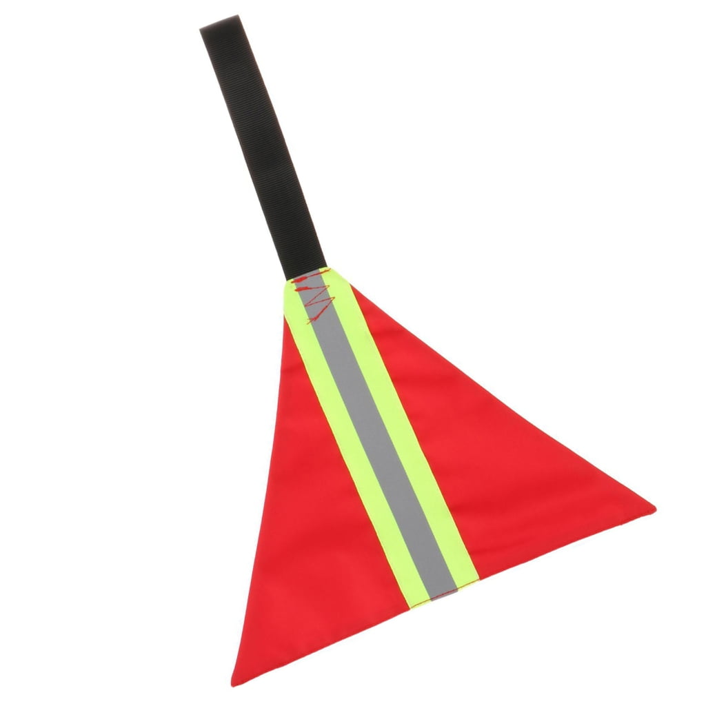 Ywmsfl Safety Travel Flags Kayak Warning Flags with Reflective Strips ...