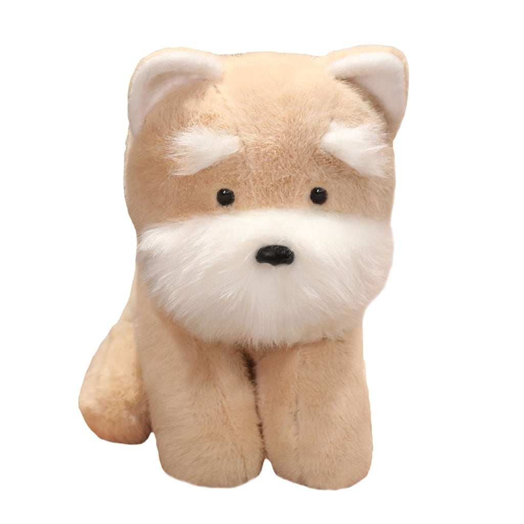 Ywmsfl Schnauzer Dog Dolls Plush Toy Stuffed Animals Cuddly Pillow Soft ...