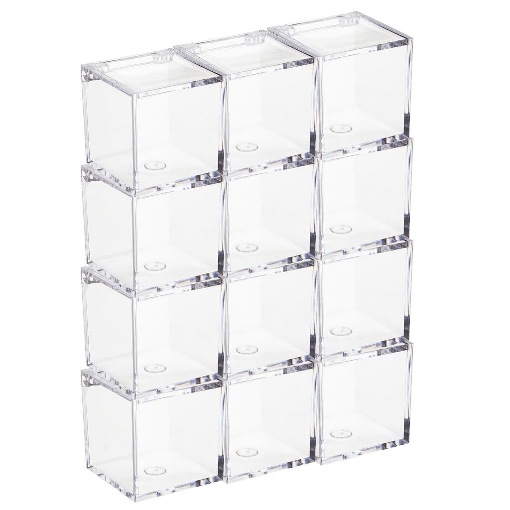 Ywmsfl Set Of 12 Clear Candy Packaging Boxes Storage Cases for Sweets ...