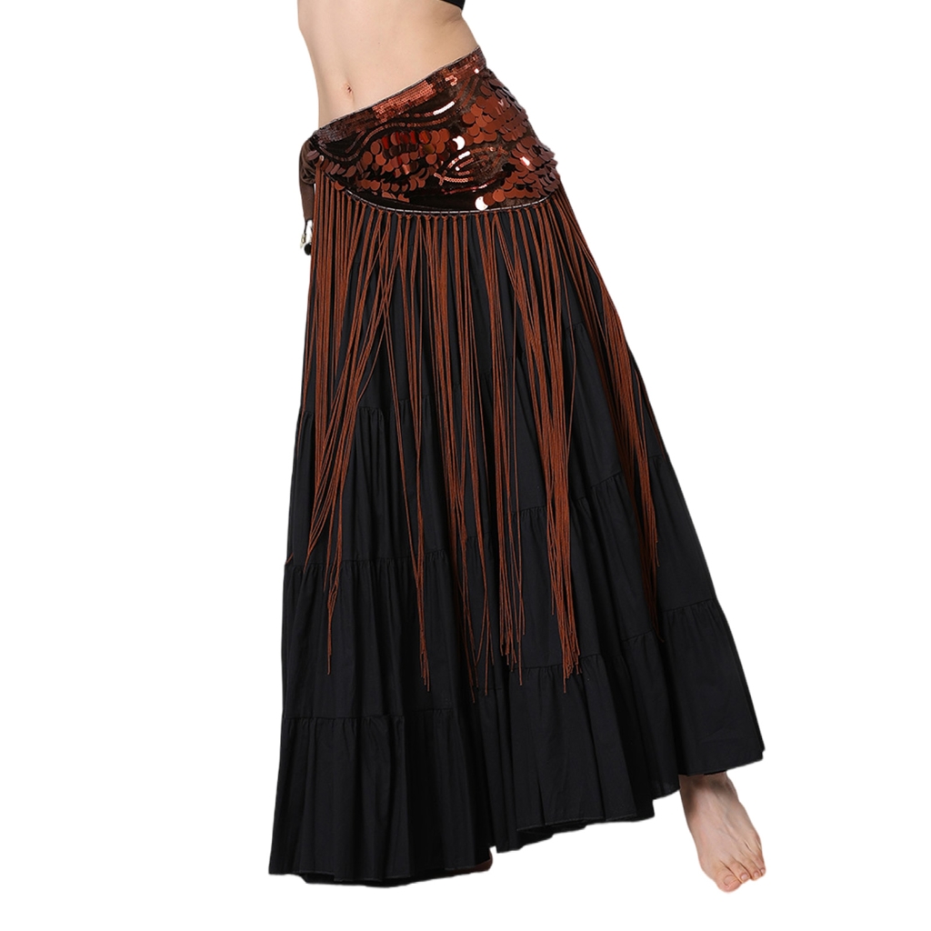 Ywmsfl Shimmering Sequined Waist Band Belly Dancer Hip Wrap Hip Scarf ...