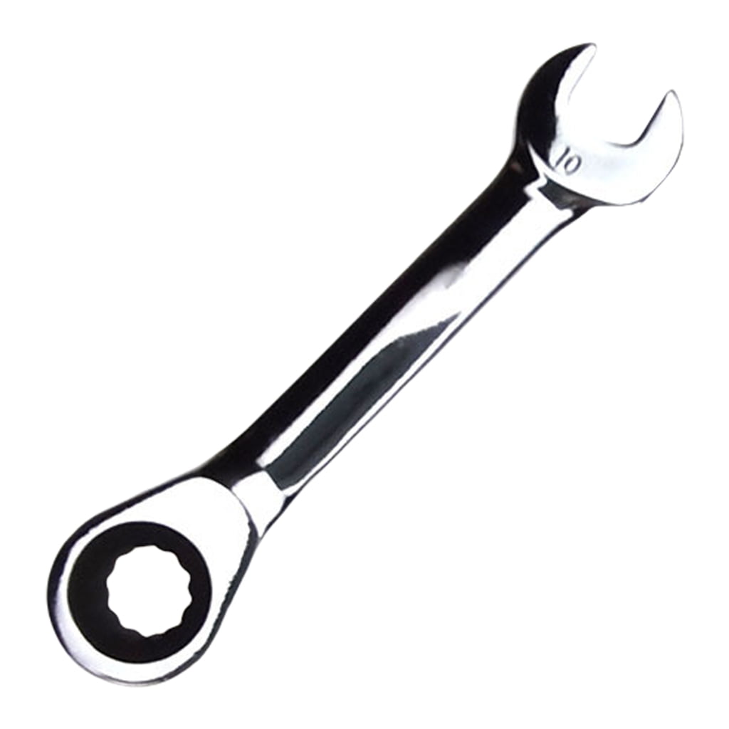 Ywmsfl Short Handle Ratchet Wrench Reversible Combination Single Wrench ...