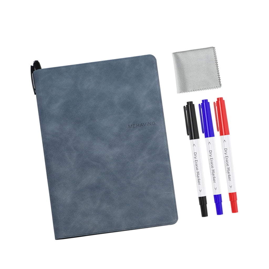Ywmsfl Small Desk Magnetic Whiteboard Notebook Double Side Writing ...
