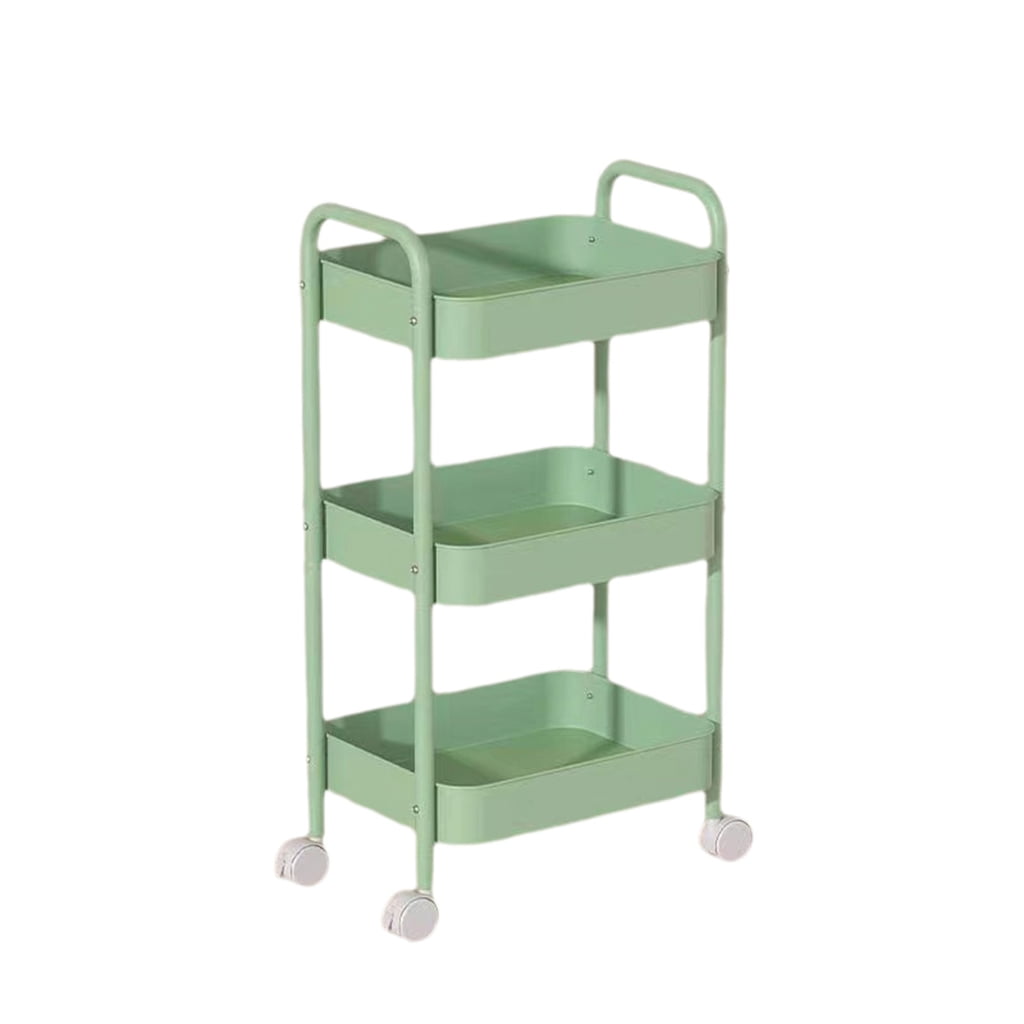 Ywmsfl Space Saving Rolling Storage Cart Wheeled Storage Shelves for ...