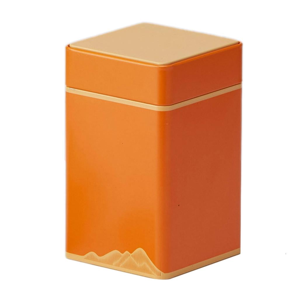Ywmsfl Square Metal Tins with Lids Empty Tins Box Containers Decorative ...