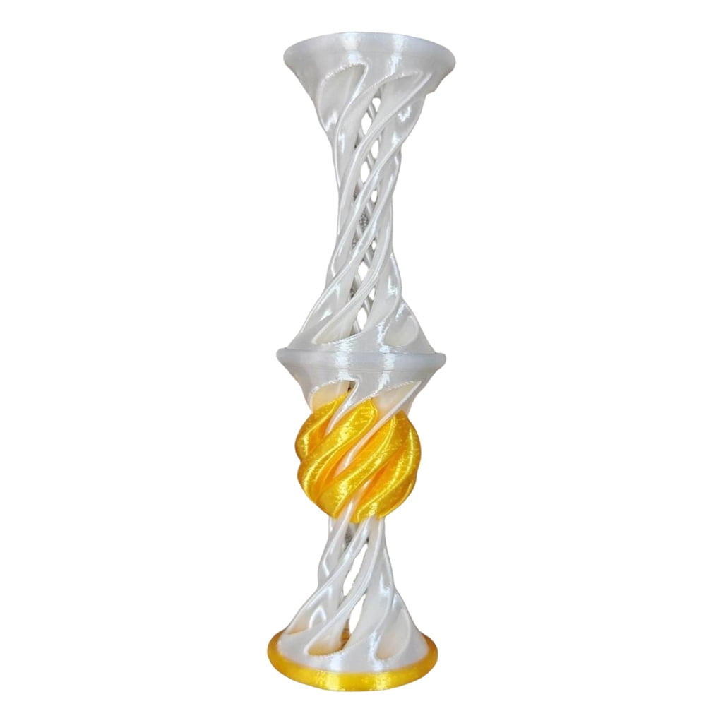 Ywmsfl Stress Relief Spirals Pyramid Toy With Elastic Popping Design ...