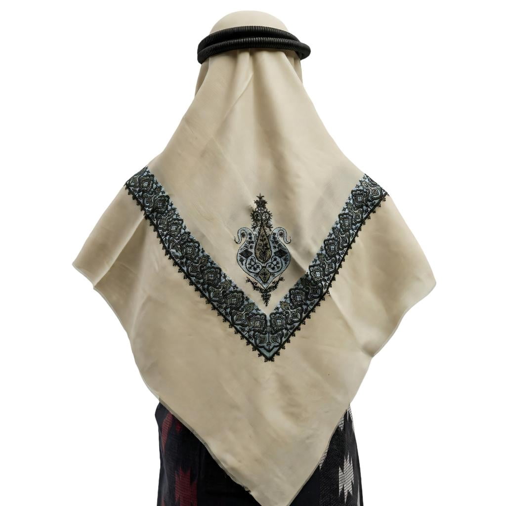 Ywmsfl Stylish Arabic Pattern Scarf For Men Everyday Wear Soft Fabric ...