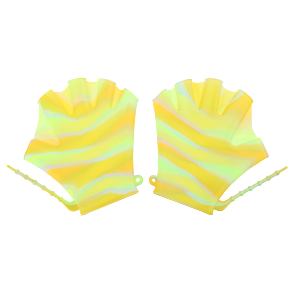 Ywmsfl Swim Palm Finger Webbed Glove Webbed Swimming Glove Aquatic ...