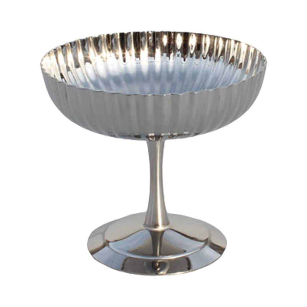 Ywmsfl Tall Dessert Serving Bowl for Ice Cream Sorbet Mousse Stainless ...