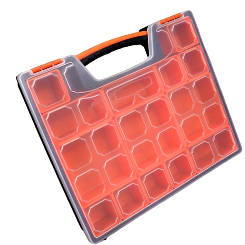 Ywmsfl Transparent Plastic Tool Organizer Boxes Adjustable Compartments ...