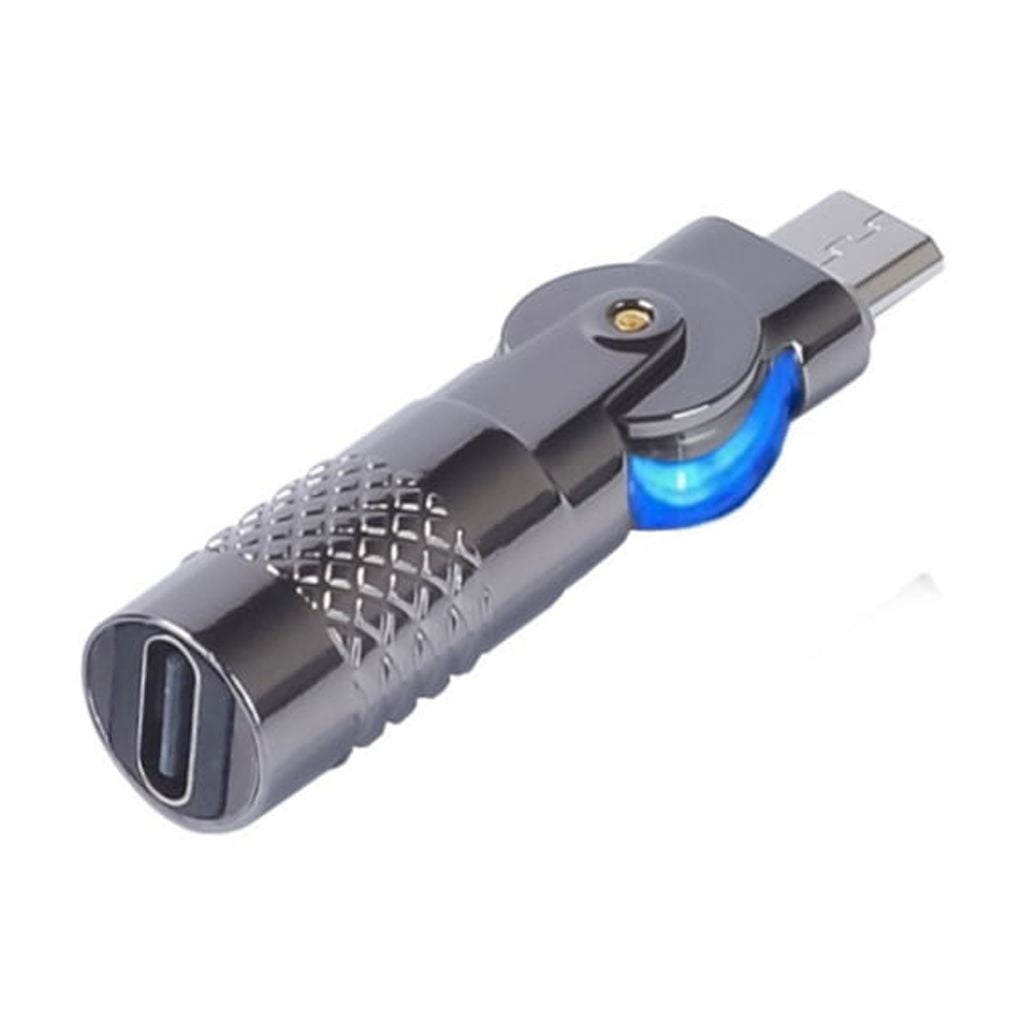 Ywmsfl Type C/USB To Type C/USB Adapter Aluminum 90 Degree Angled ...