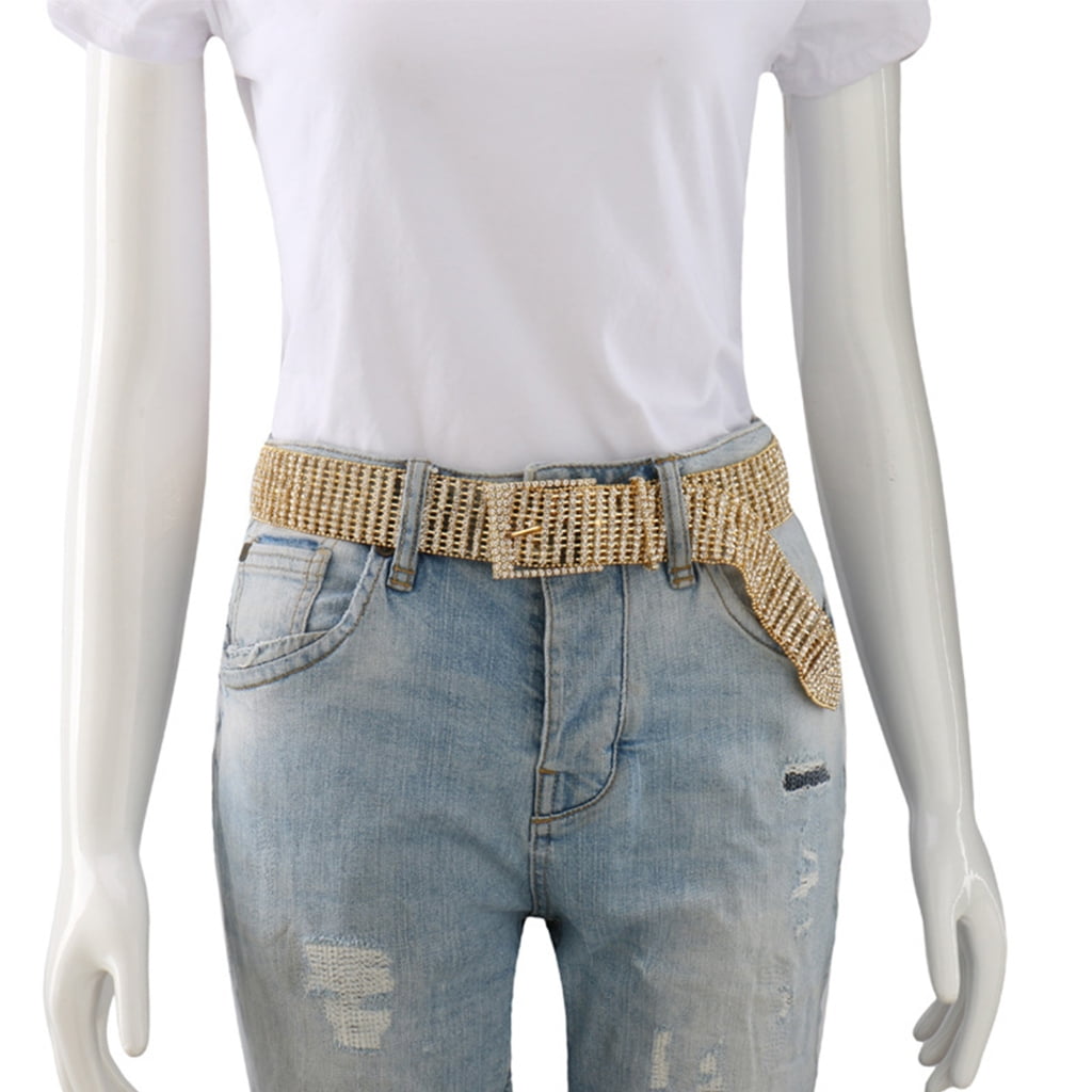 Ywmsfl Ultra-flashing Waist Belts for Jeans Pants Belt Sparkling ...