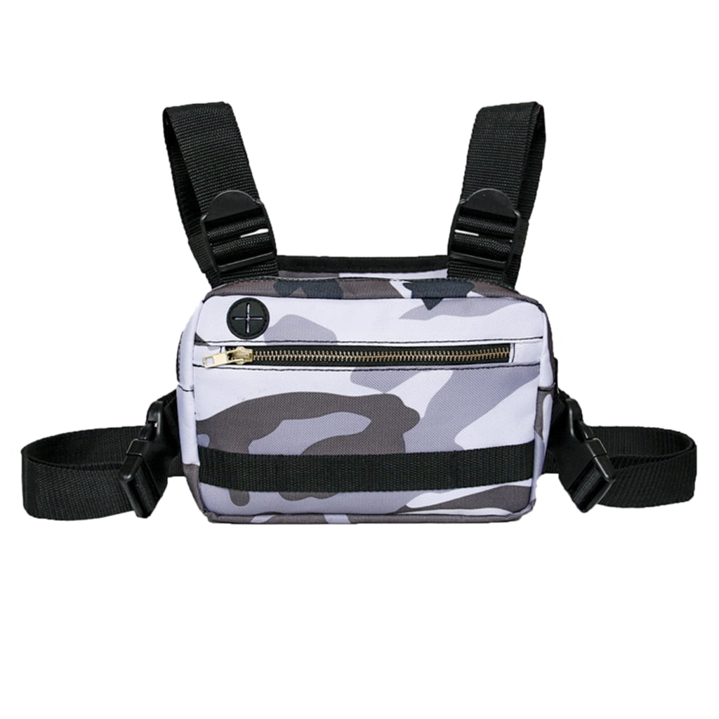 Ywmsfl Unisex Chest Rig Bag Streetwear Men's Vest Bags Functional ...