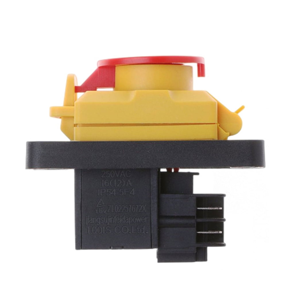 Ywmsfl Upgraded 4 Pin Button Control KJD12 12A 250V Push Button with ...