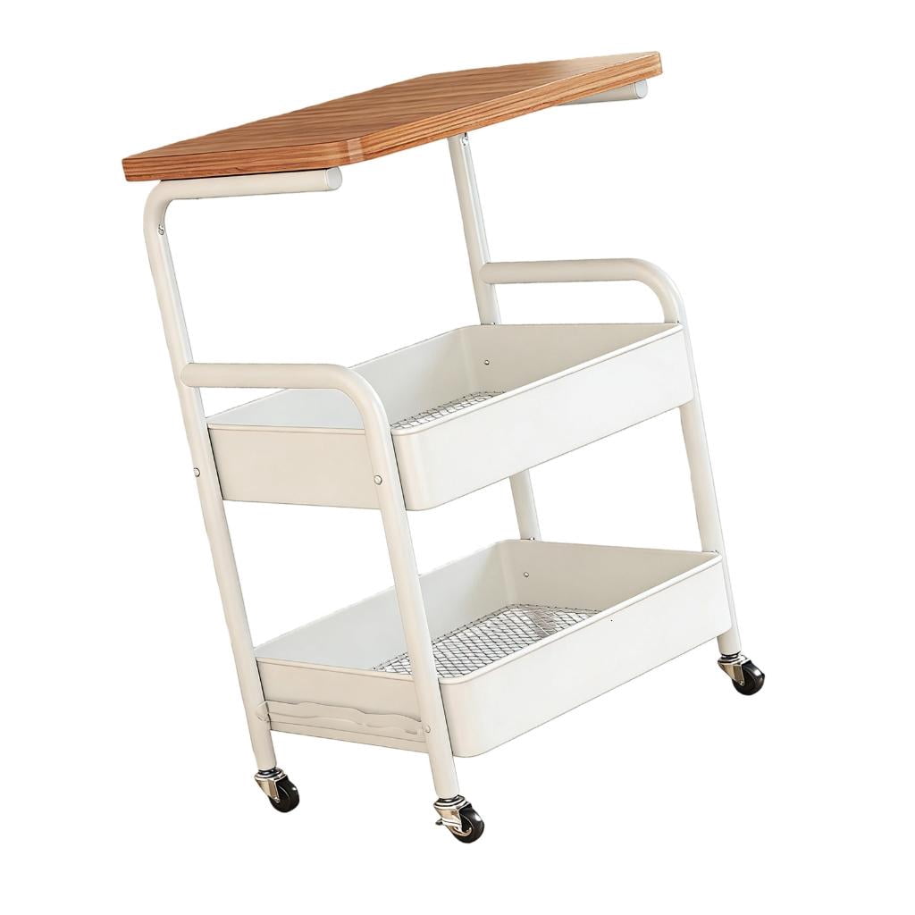 Ywmsfl Utility Cart Space Efficient Metal Wire Cart With Designed For ...