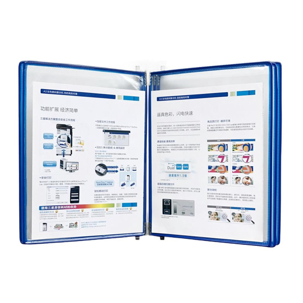 Ywmsfl Vertical/Horizontal Wall Mounted Reference Organizer with 5 Easy ...
