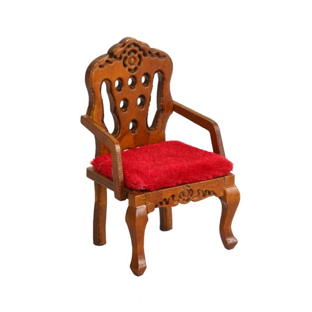 Ywmsfl Vintage Chair Toy Armchair Figure Model Realistic Armchair ...