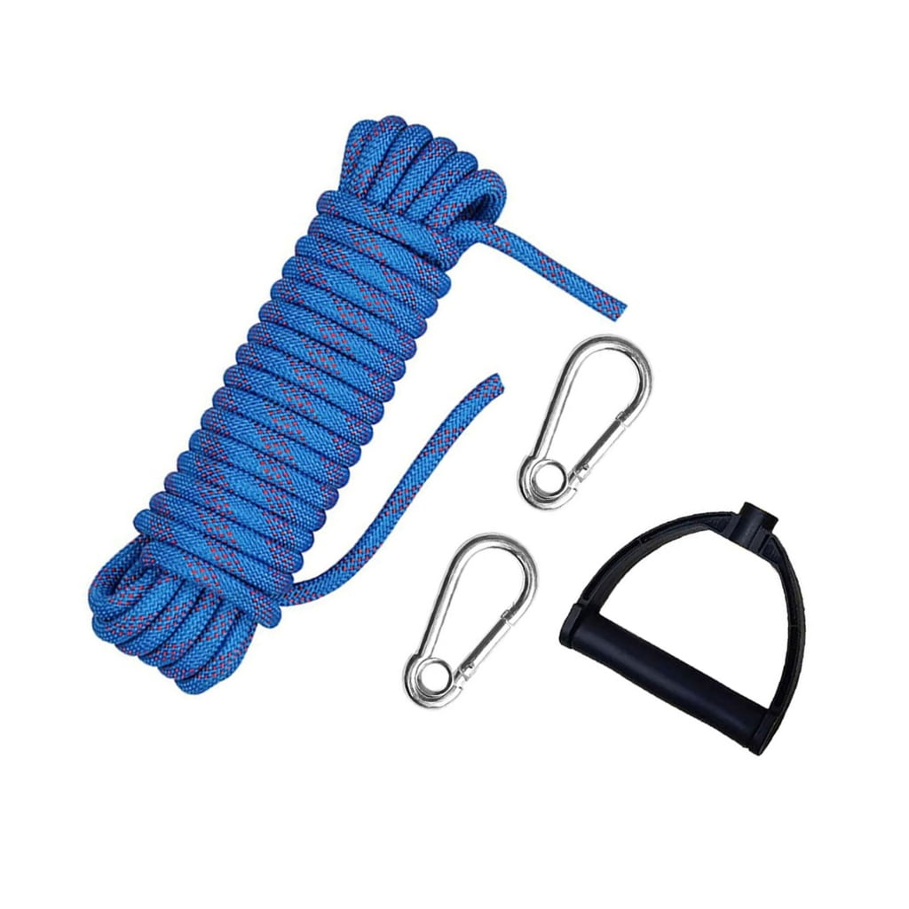 Ywmsfl Water Skiing Rope with Handle & Carabiner Buckles Nylon Tow Rope ...