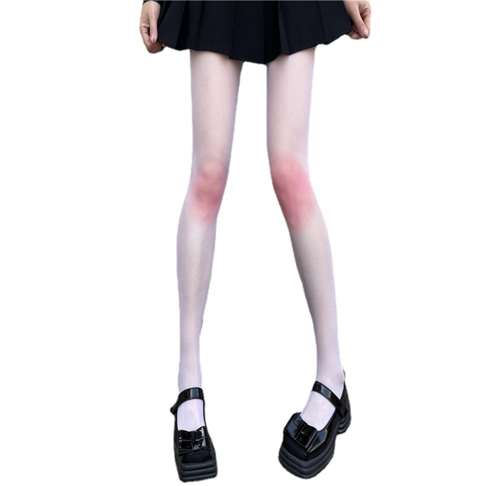 Ywmsfl Women Sweet Thin Transparent Pantyhose Japanese Gradient Blusher ...