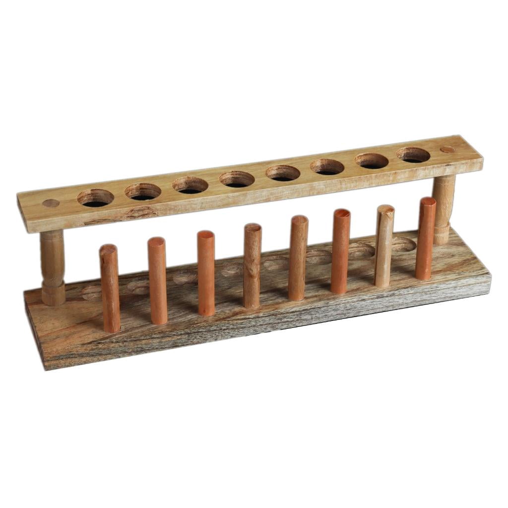 Ywmsfl Wood Test Tube Rack 22mm Test Tube Holder Stand Centrifuge Tube ...