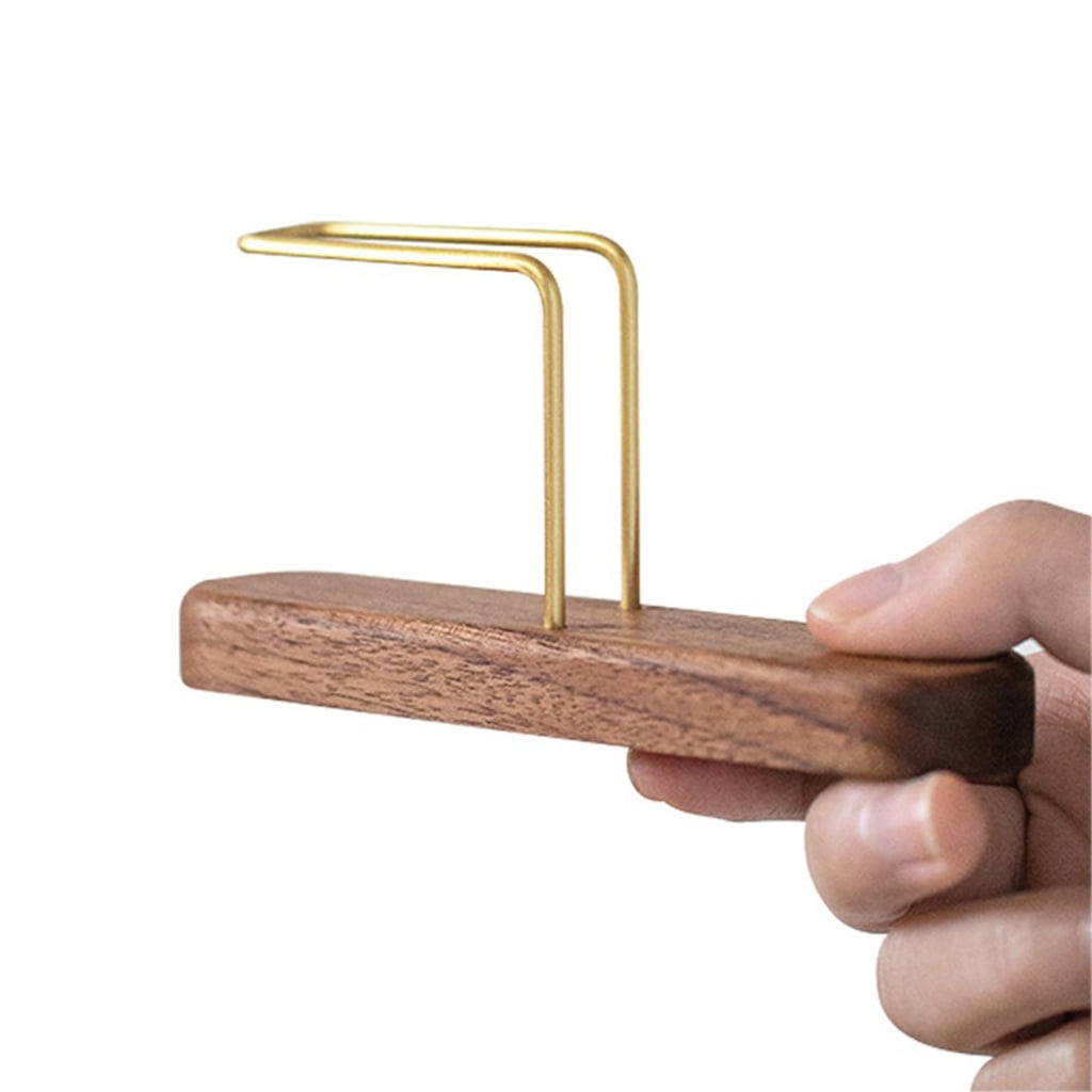 Ywmsfl Wooden Filter Paper Rack Fan Shape Filtering Papers Holder ...