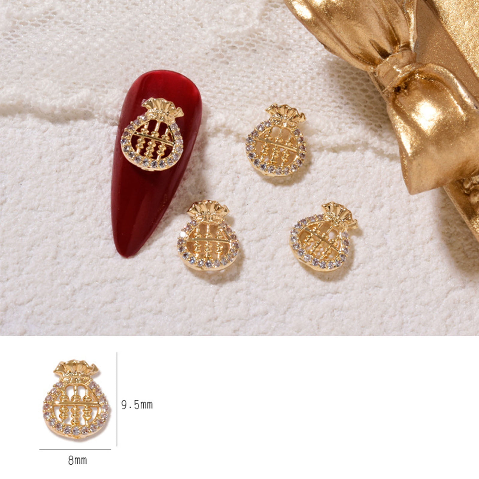 Ywmsfl Zircon 3D Art Charms Crystal Alloy Pendant Decoration - Walmart.com