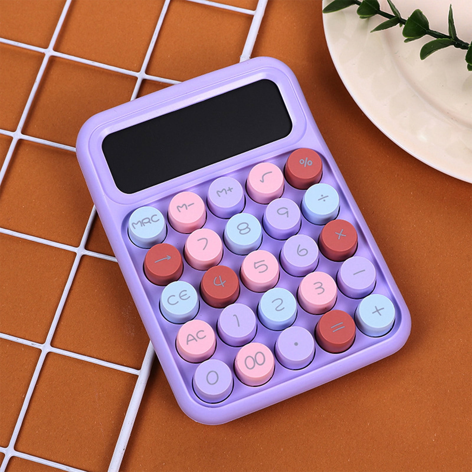 Ywuzuh Under $5 Mini Cute Desktop Calculator Savings Battery Desk ...