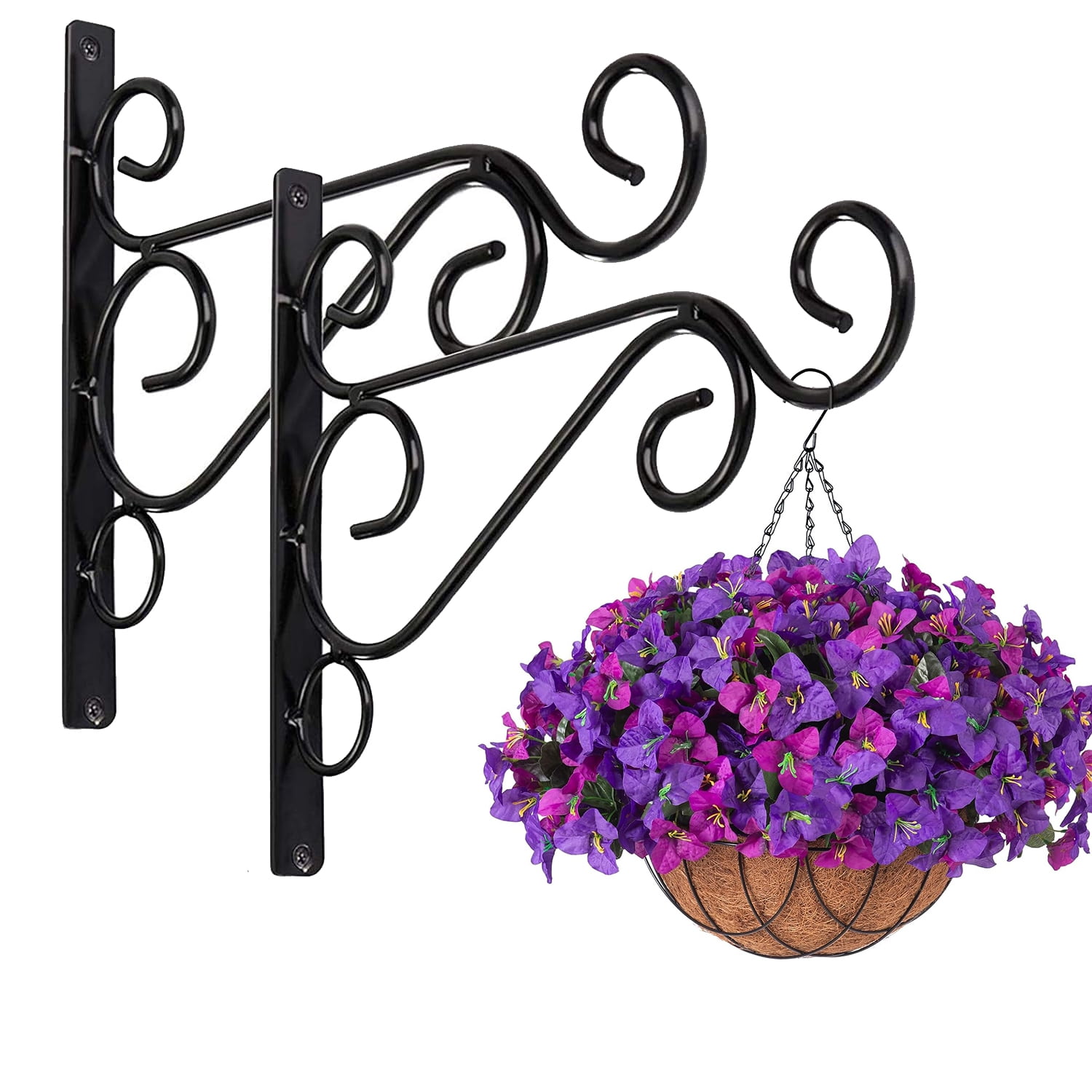 Ywuzuh Fence Post Plant Hangers Under $5,11.8in Garden Gifts Outdoor ...