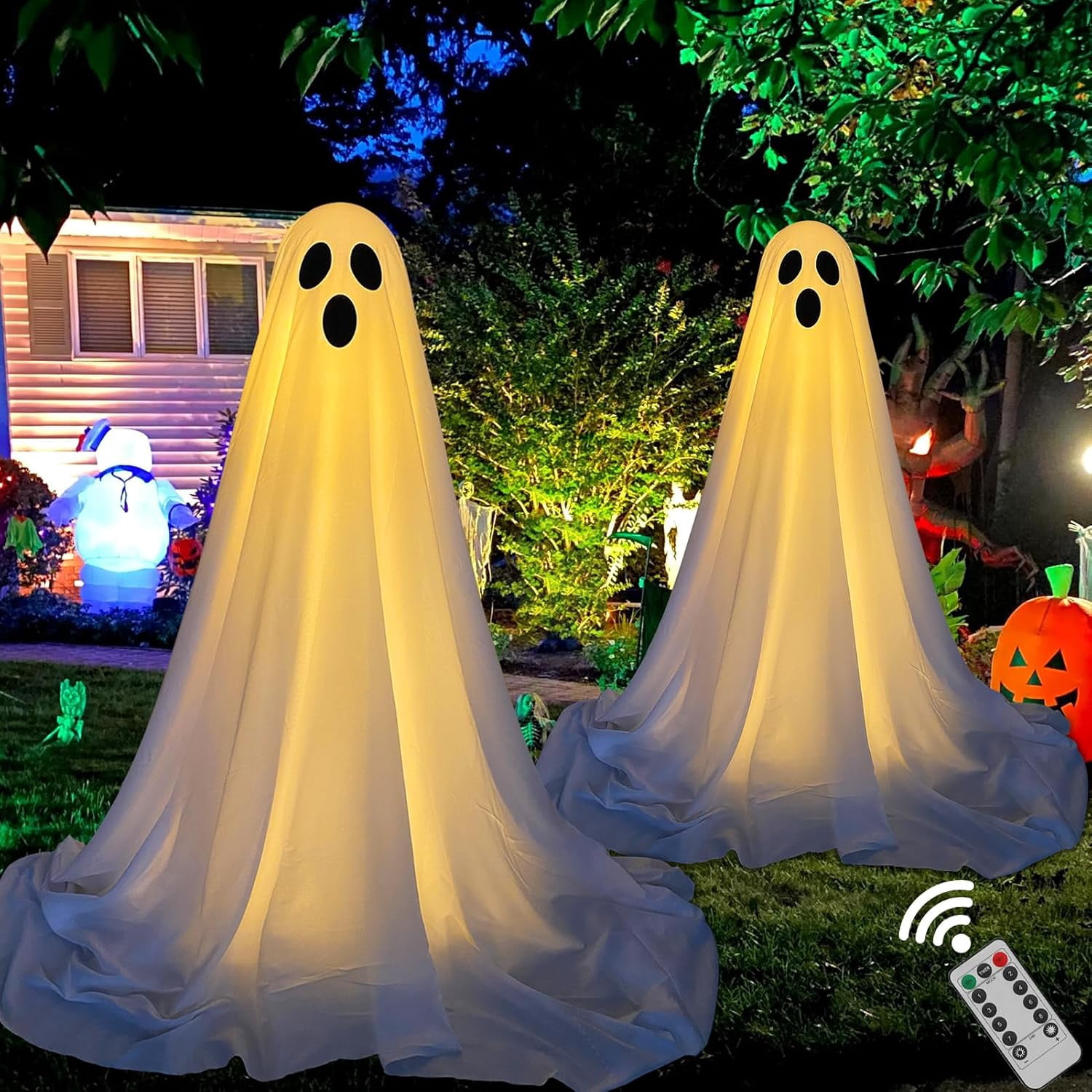Ywuzuh Outdoor Halloween Decorations Ghost Decorations Halloween-Ghost ...