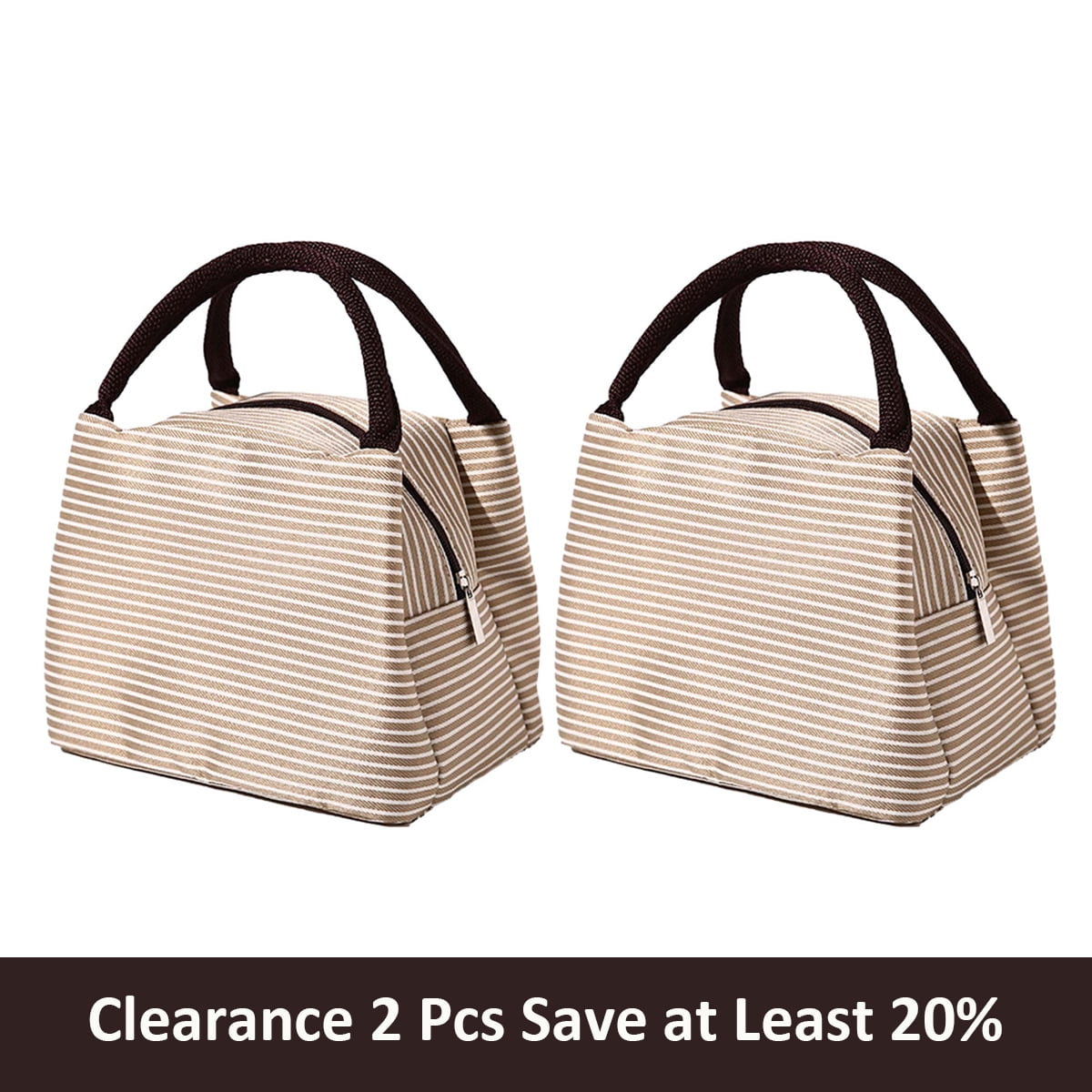 Customer reviews for Ywuzuh Stripes Lunch Bag Women, 2 Pcak Cooler Tote ...